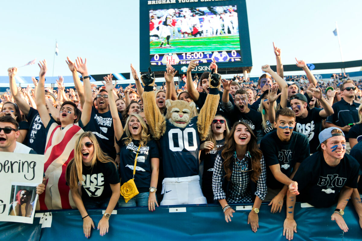 BYU football players energized by home crowd at LaVell Edwards Stadium ...